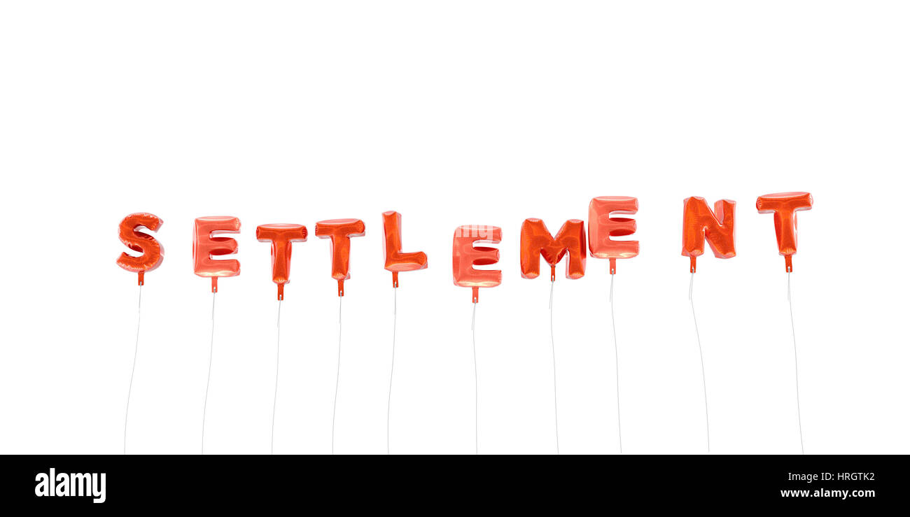 Settlement sign Cut Out Stock Images & Pictures - Alamy