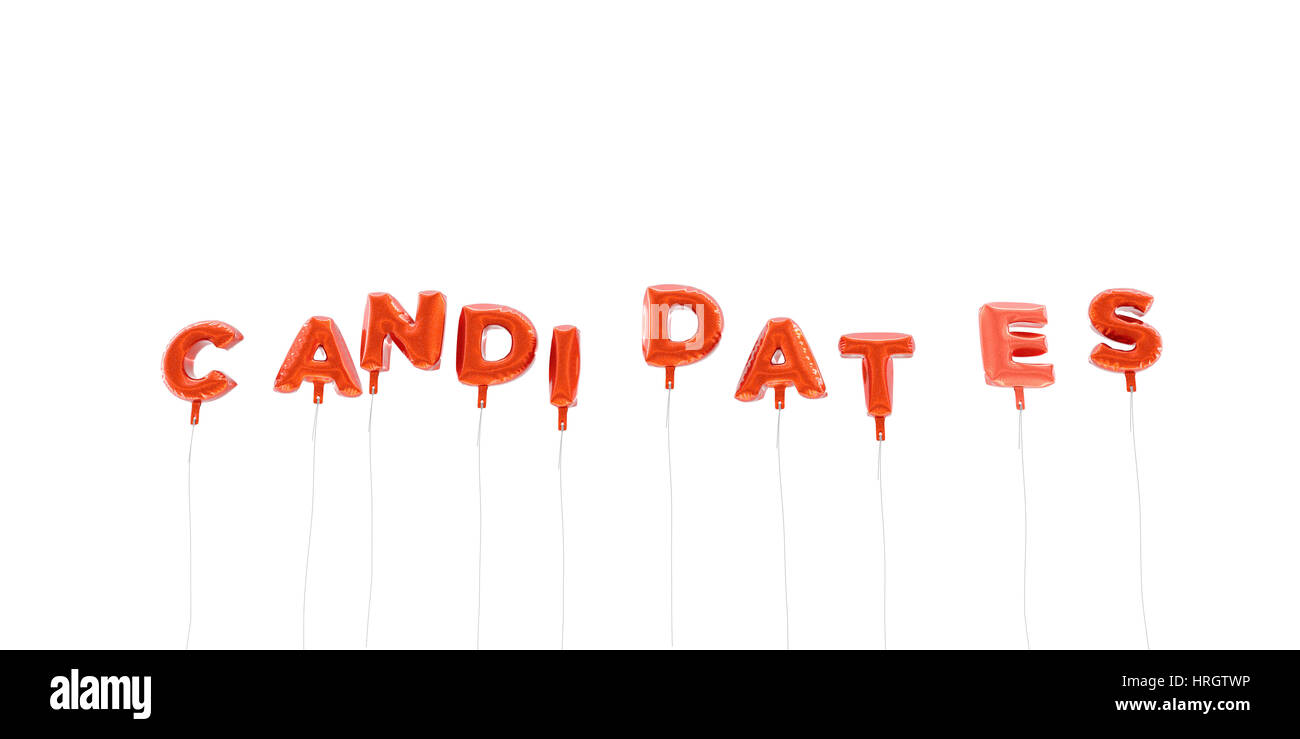 Candidates text Cut Out Stock Images & Pictures - Alamy