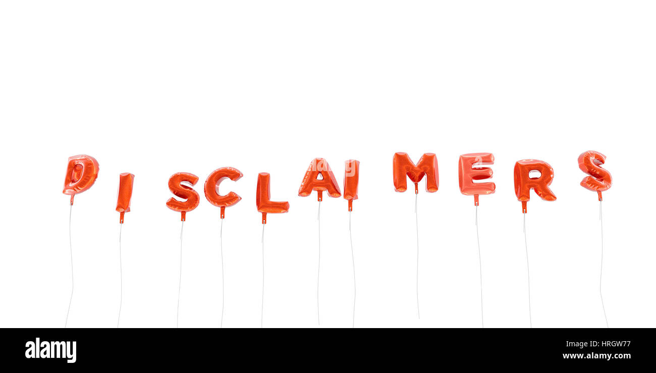Disclaimers hi-res stock photography and images - Alamy