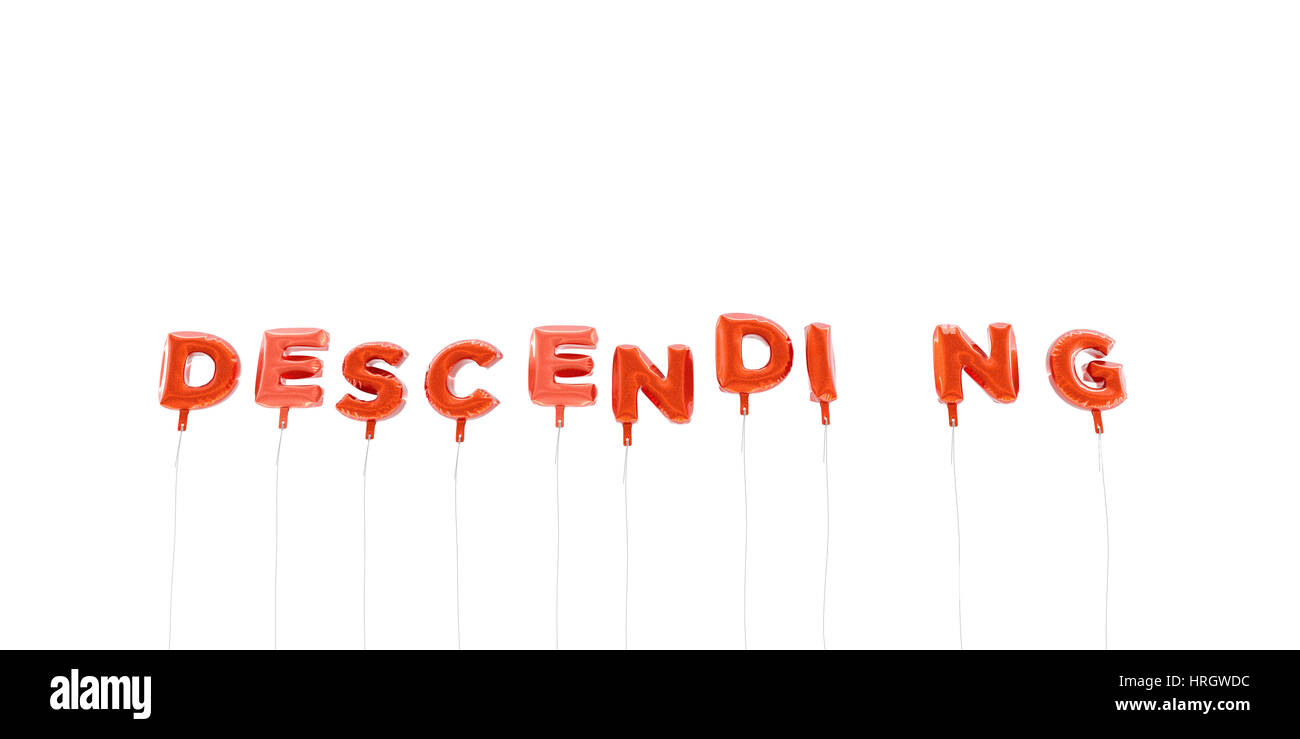 Balloon descending Cut Out Stock Images & Pictures - Alamy