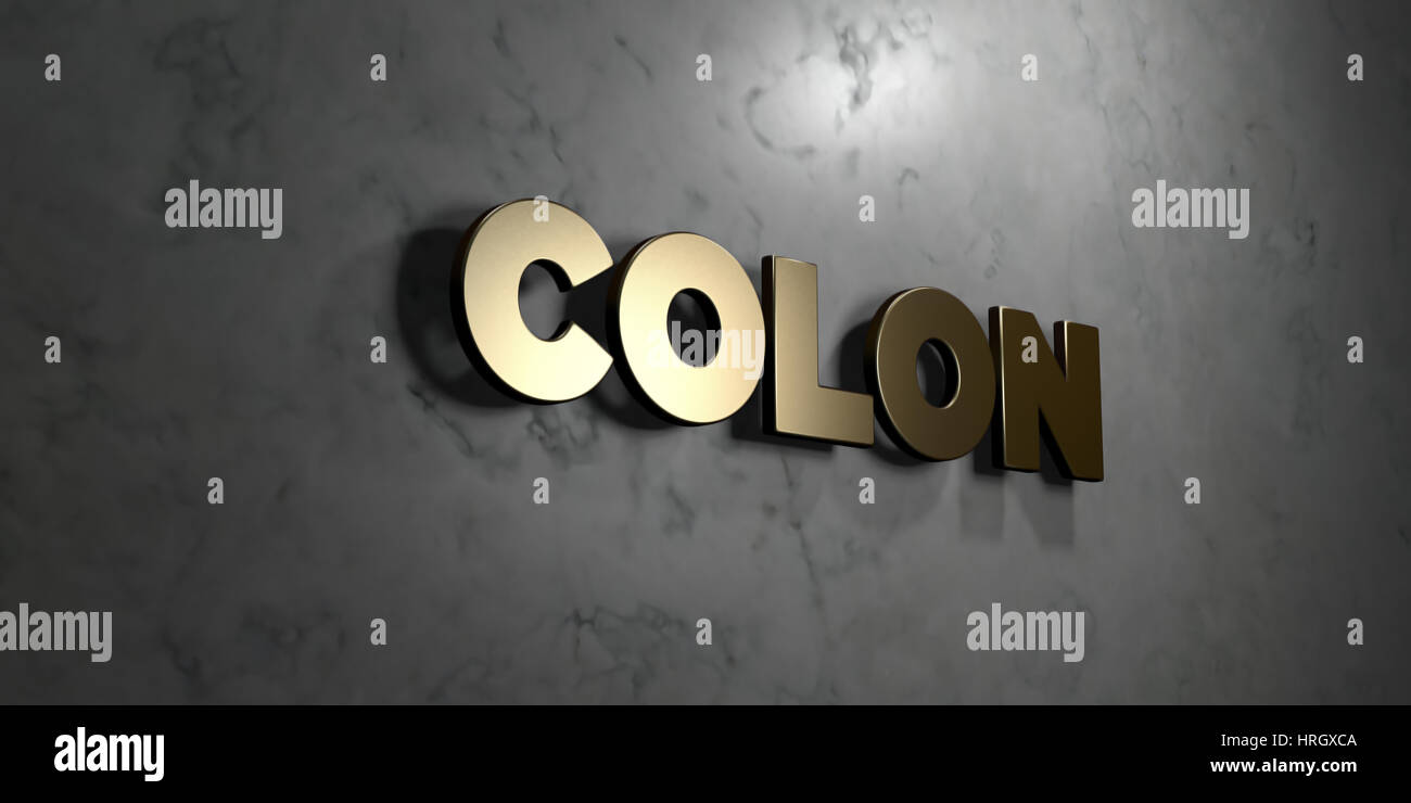 Letter Of Colon High Resolution Stock Photography and Images - Alamy