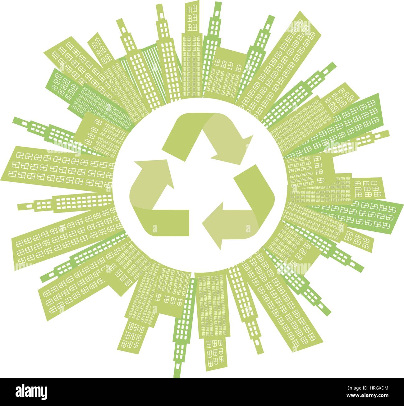 beage city with build and help environment icon Stock Vector Image ...