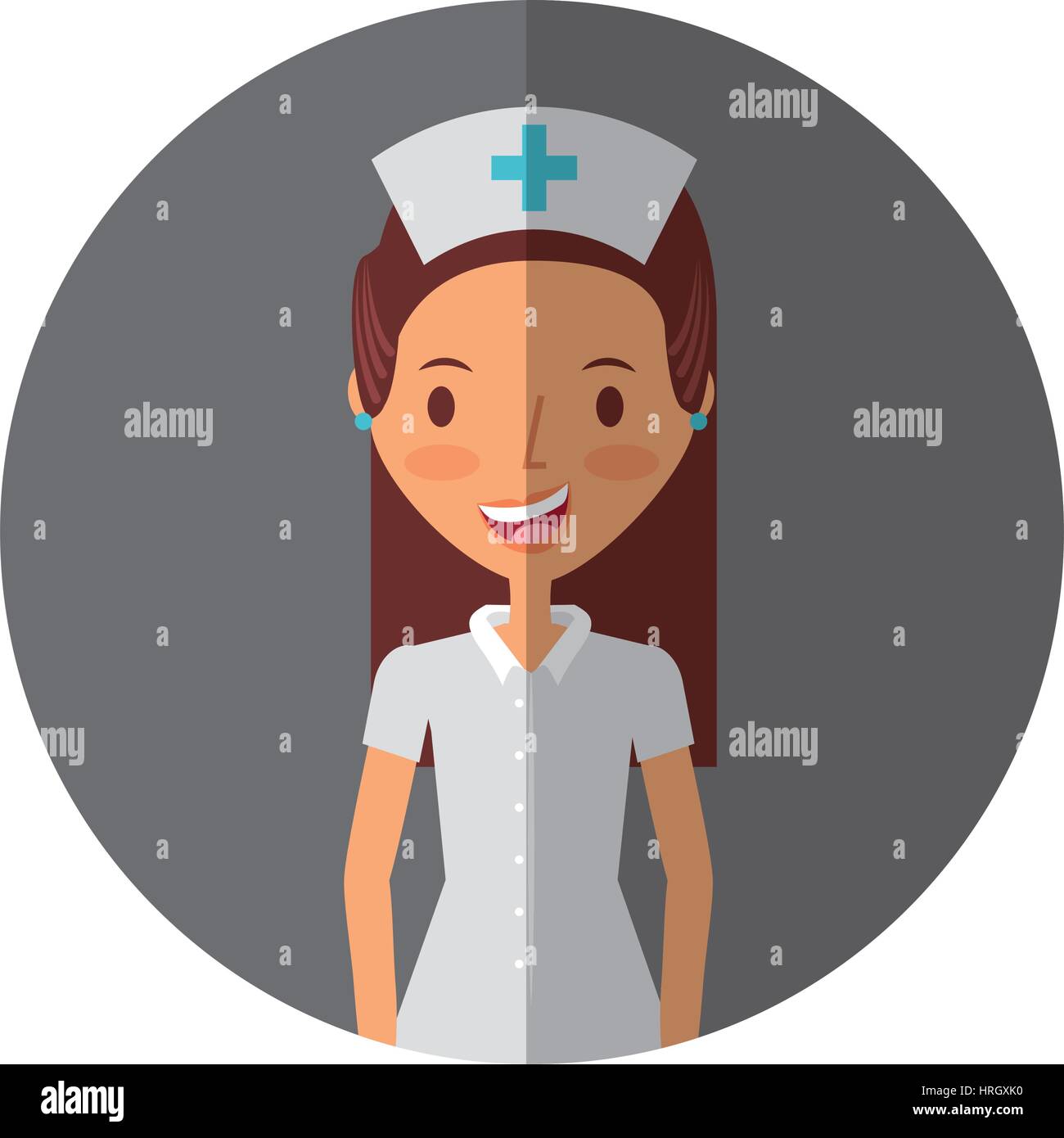 cute nurse avatar character Stock Vector Image & Art - Alamy