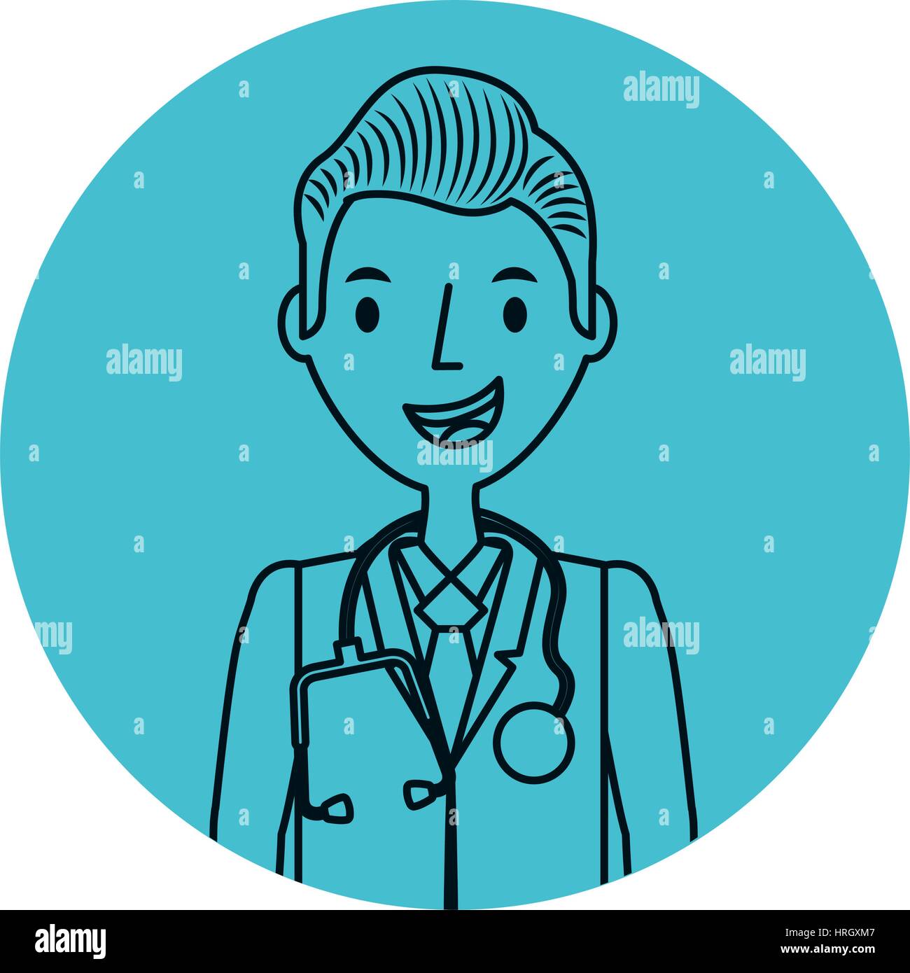 professional doctor avatar character Stock Vector Image & Art - Alamy
