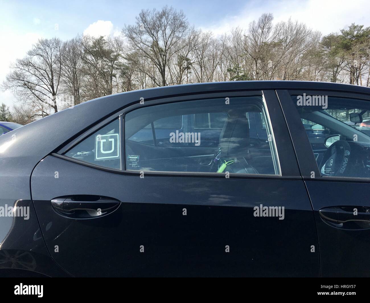 Uber sticker hi-res stock photography and images - Alamy