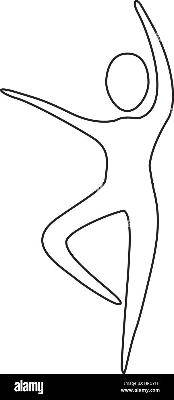 figure person dancing icon Stock Vector Image & Art - Alamy