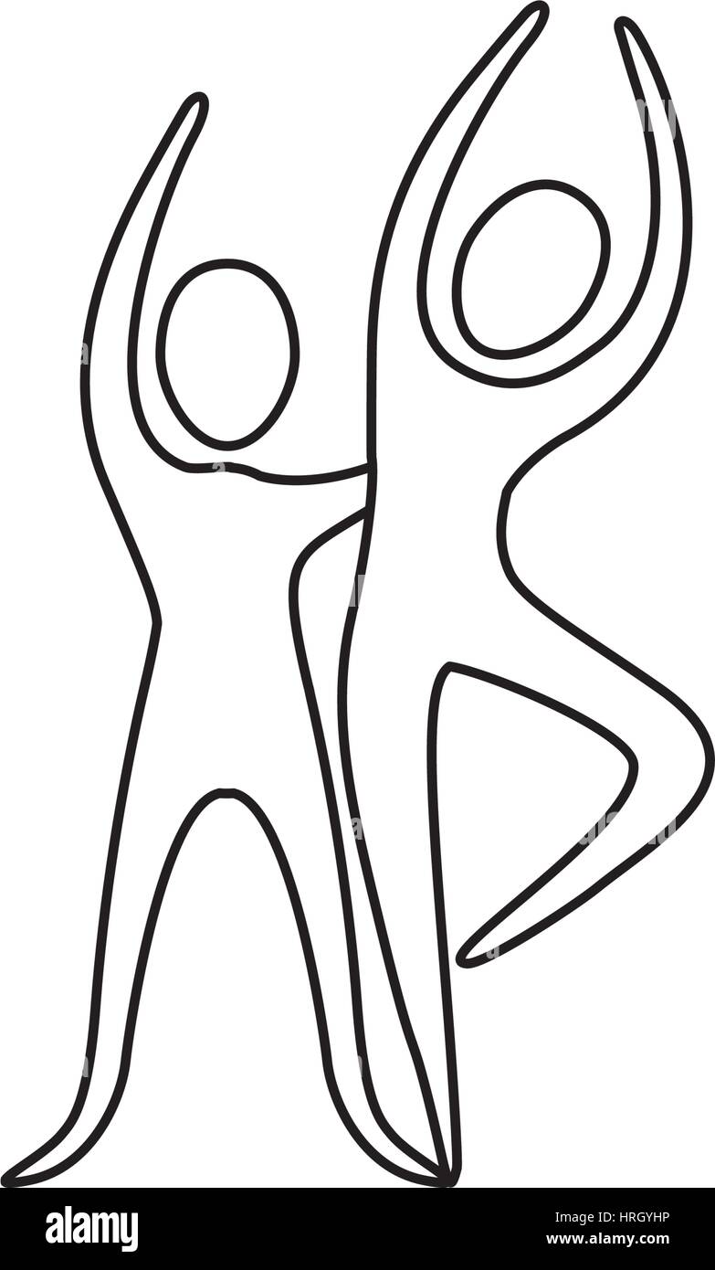 figure people couple dancing icon Stock Vector Image & Art - Alamy