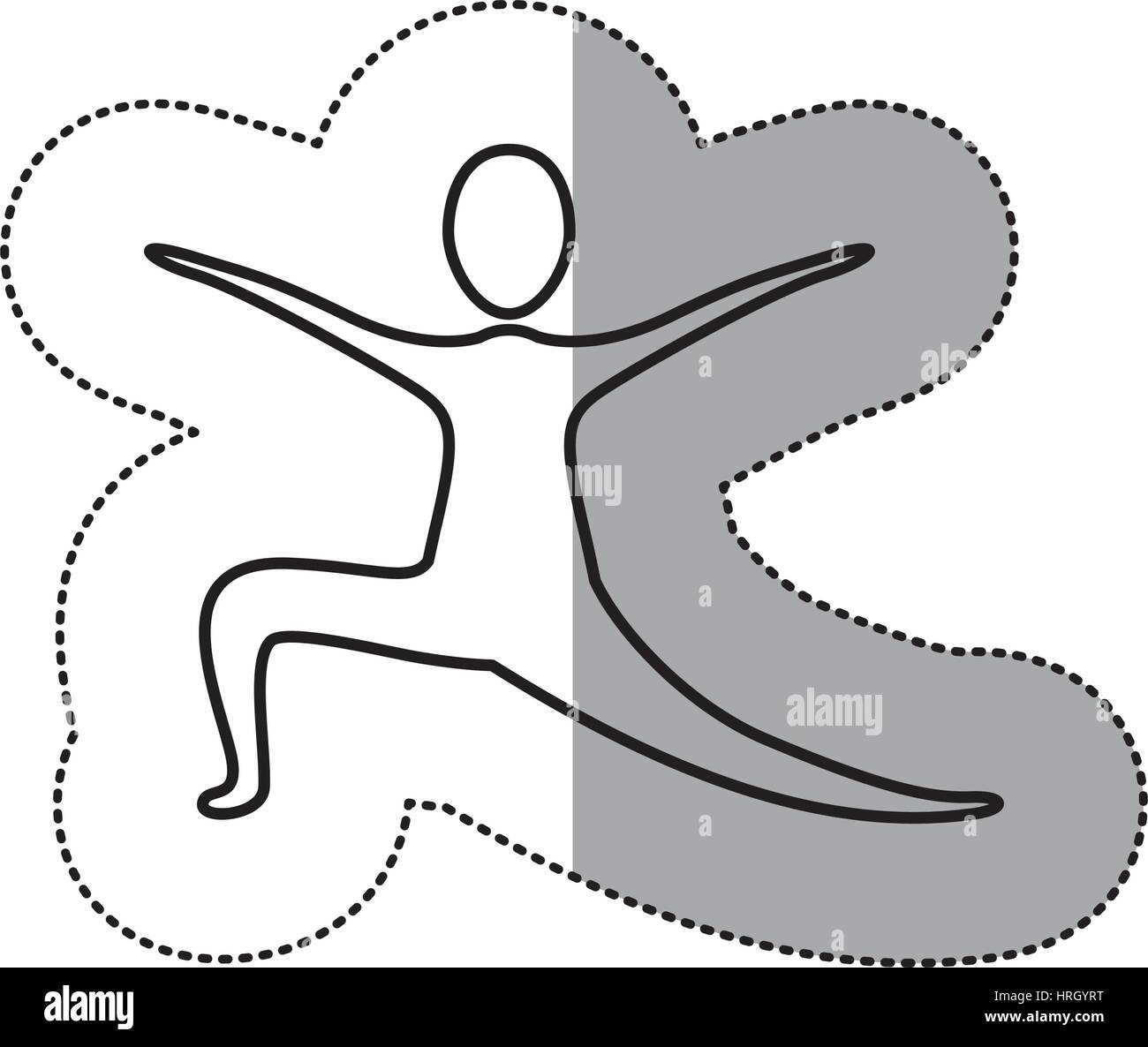 Female dance one person Stock Vector Images - Alamy
