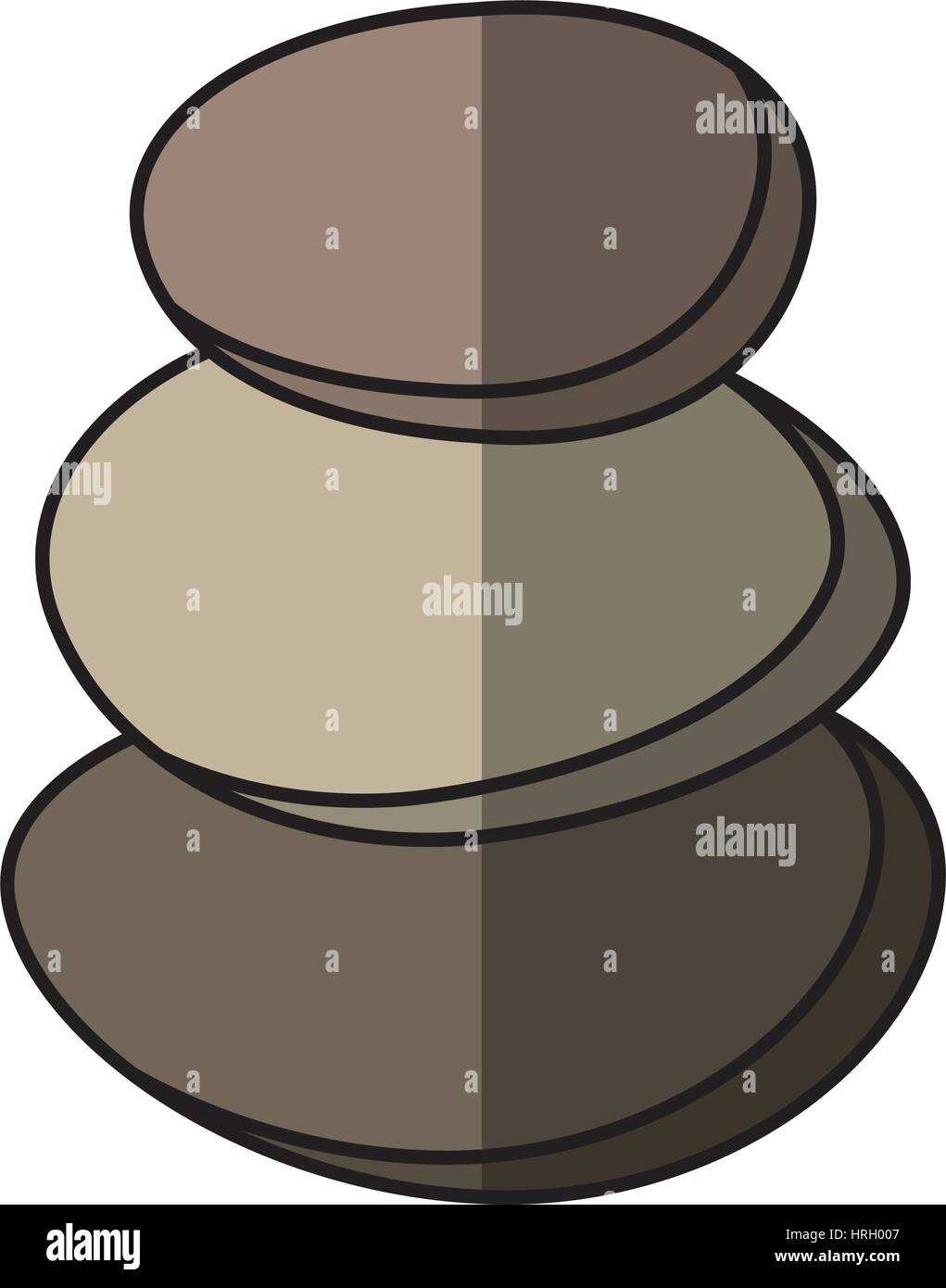 stones spa isolated icon Stock Vector Image & Art - Alamy