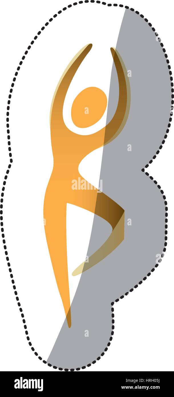 yellow person dancing icon Stock Vector Image & Art - Alamy