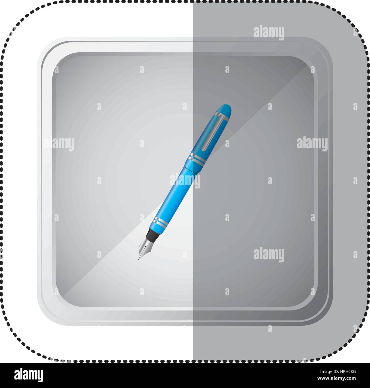 Steel fountain pen Stock Vector Images - Alamy