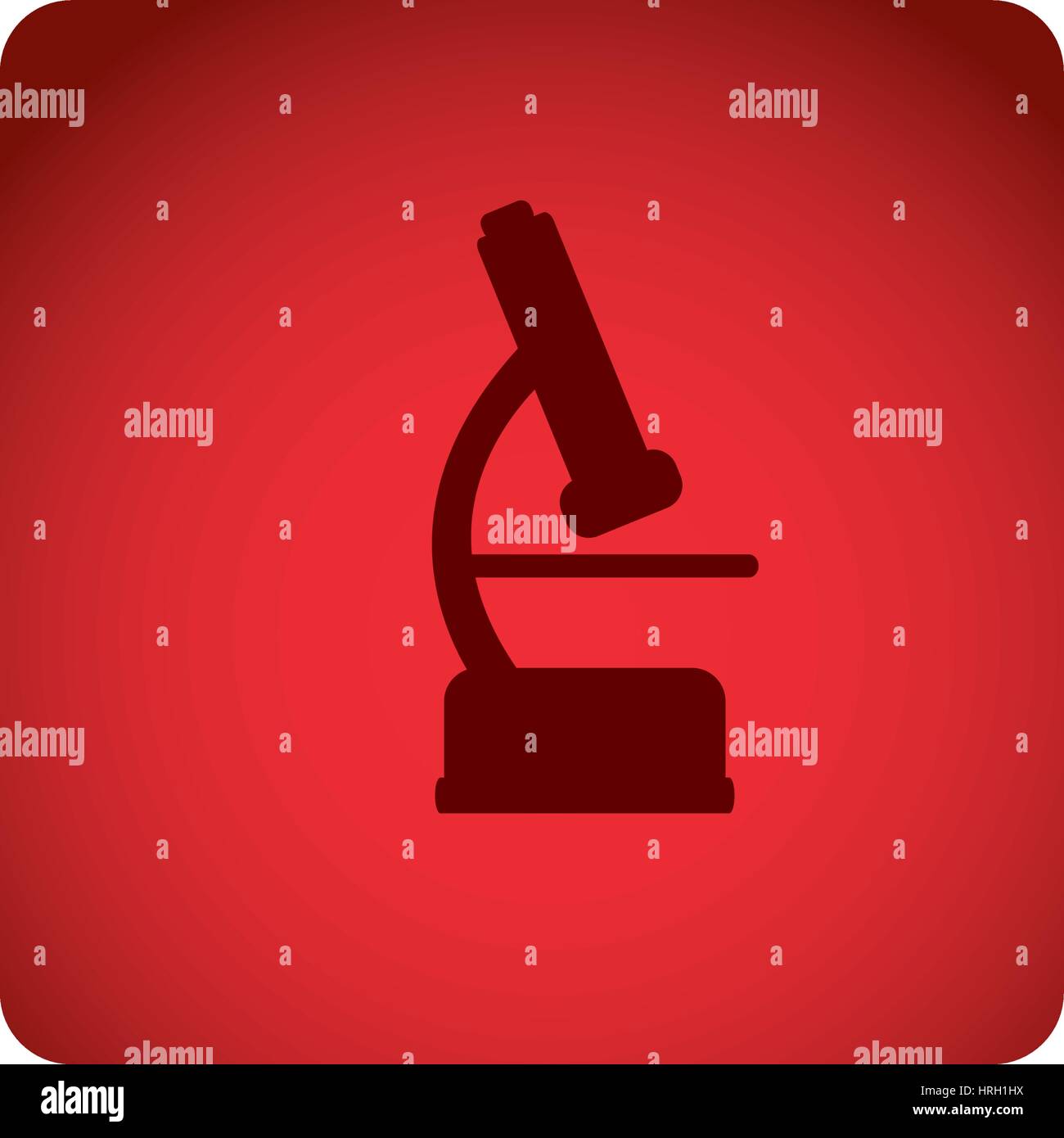 red square frame with microscope tool Stock Vector Image & Art - Alamy