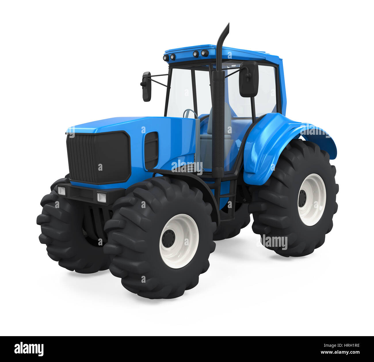 Agriculture Tractor Isolated Stock Photo - Alamy
