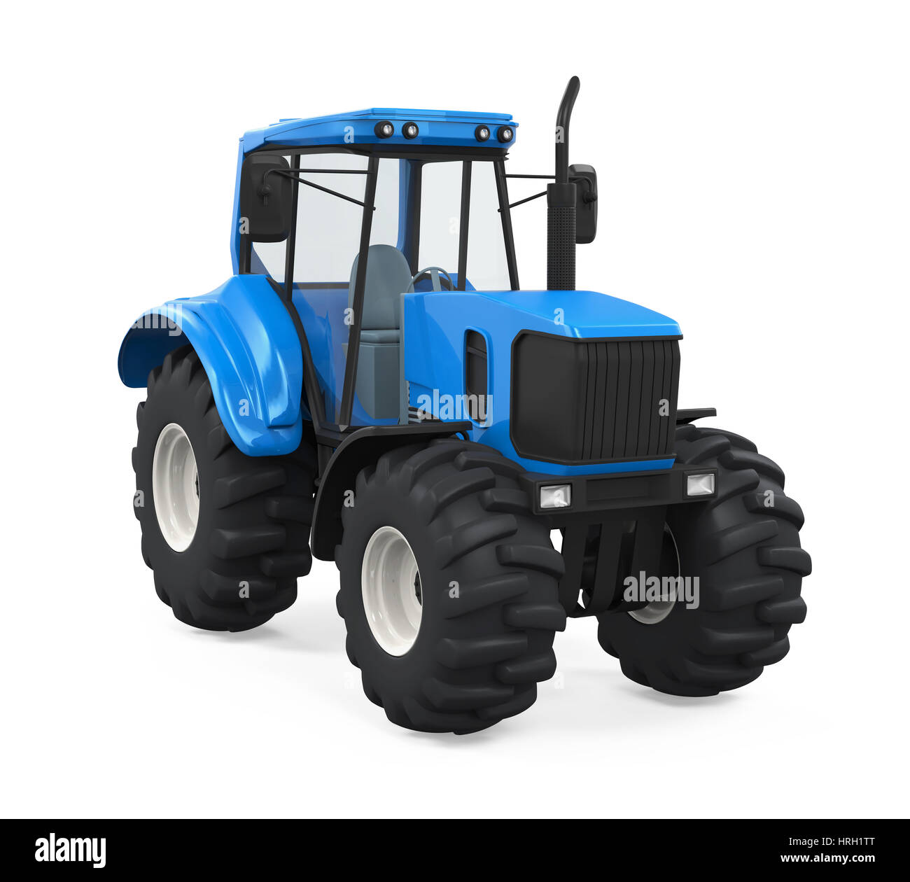 Agriculture Tractor Isolated Stock Photo - Alamy