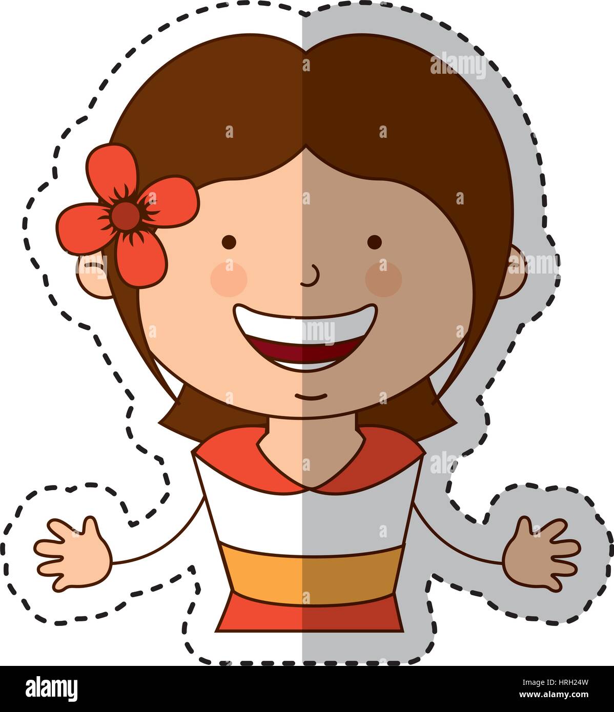 Spanish Cartoon Girl