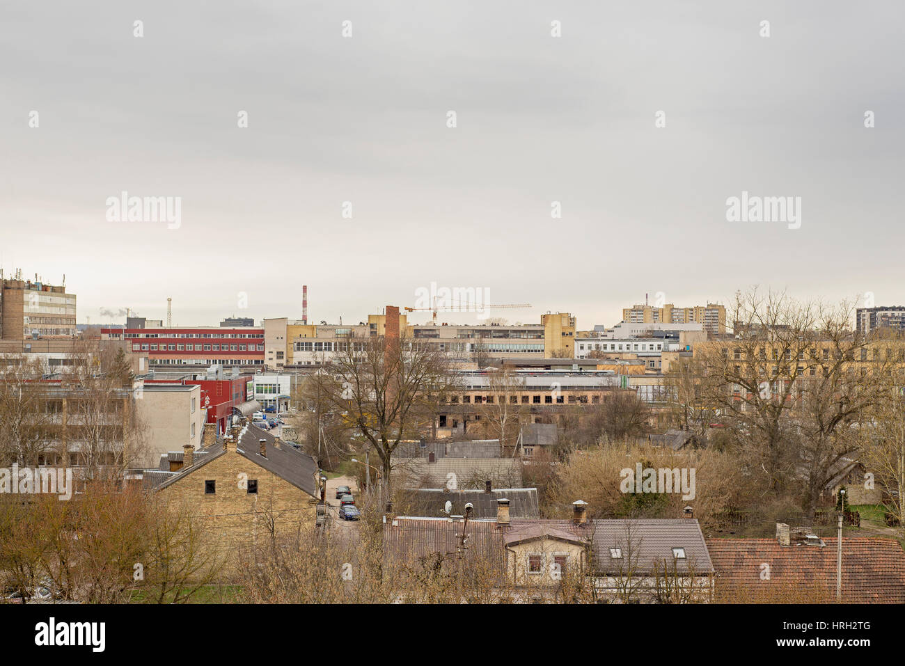 Industrial urban district Stock Photo - Alamy