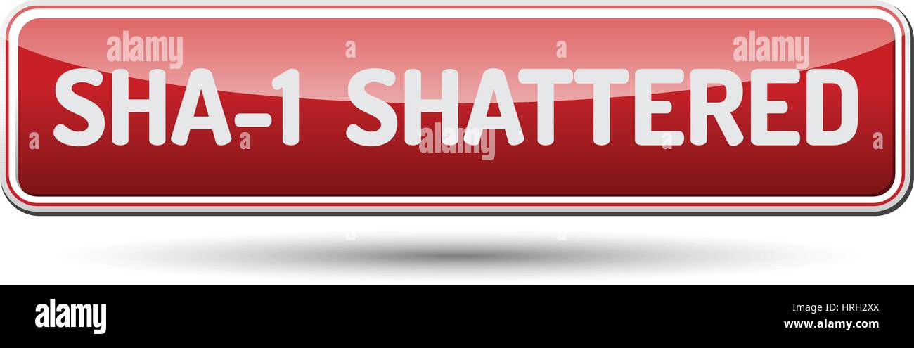 SHA-1 Shattered Collision Attack Stock Vector Image & Art - Alamy