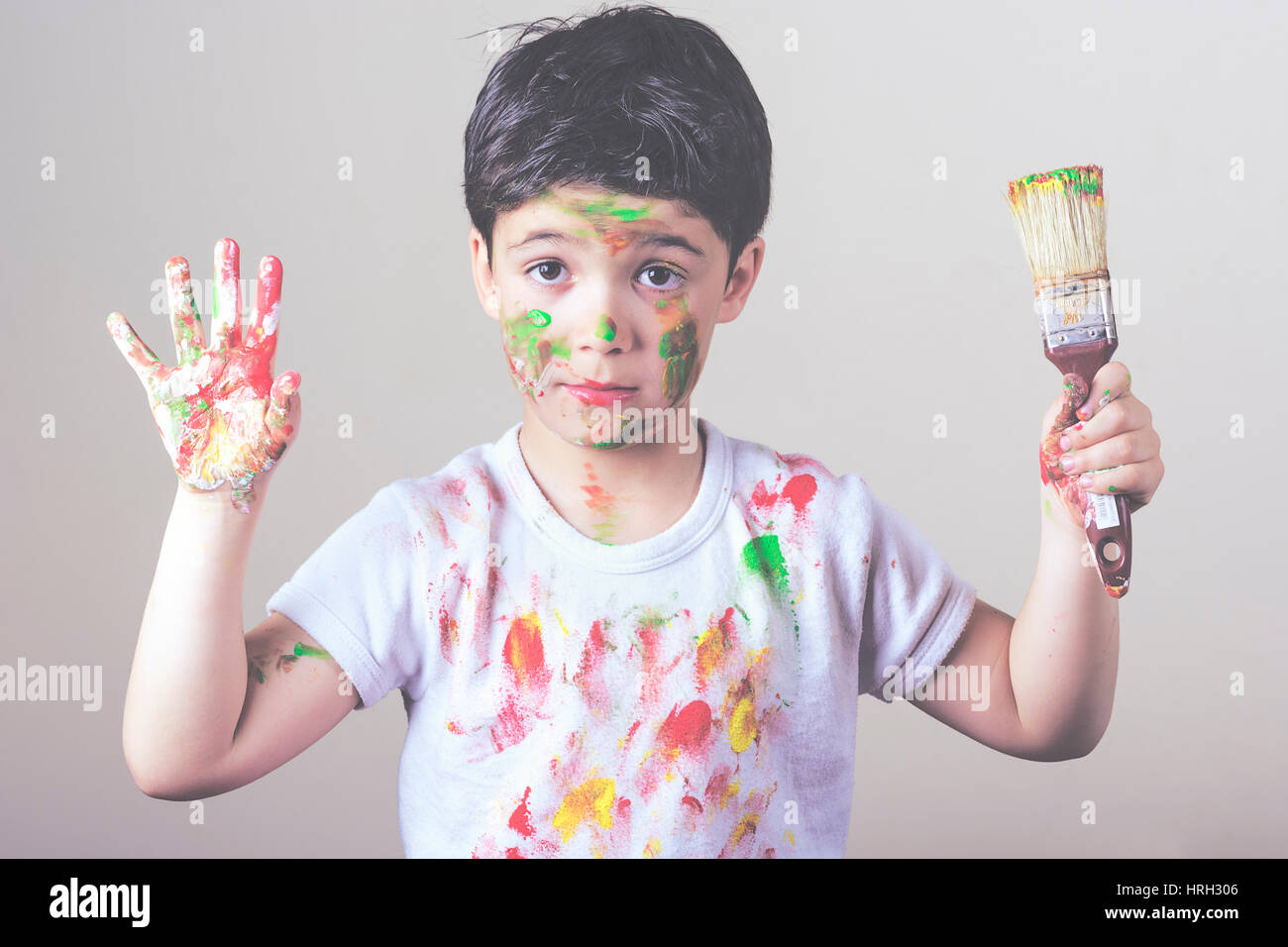 Mischief child draw hi-res stock photography and images - Alamy