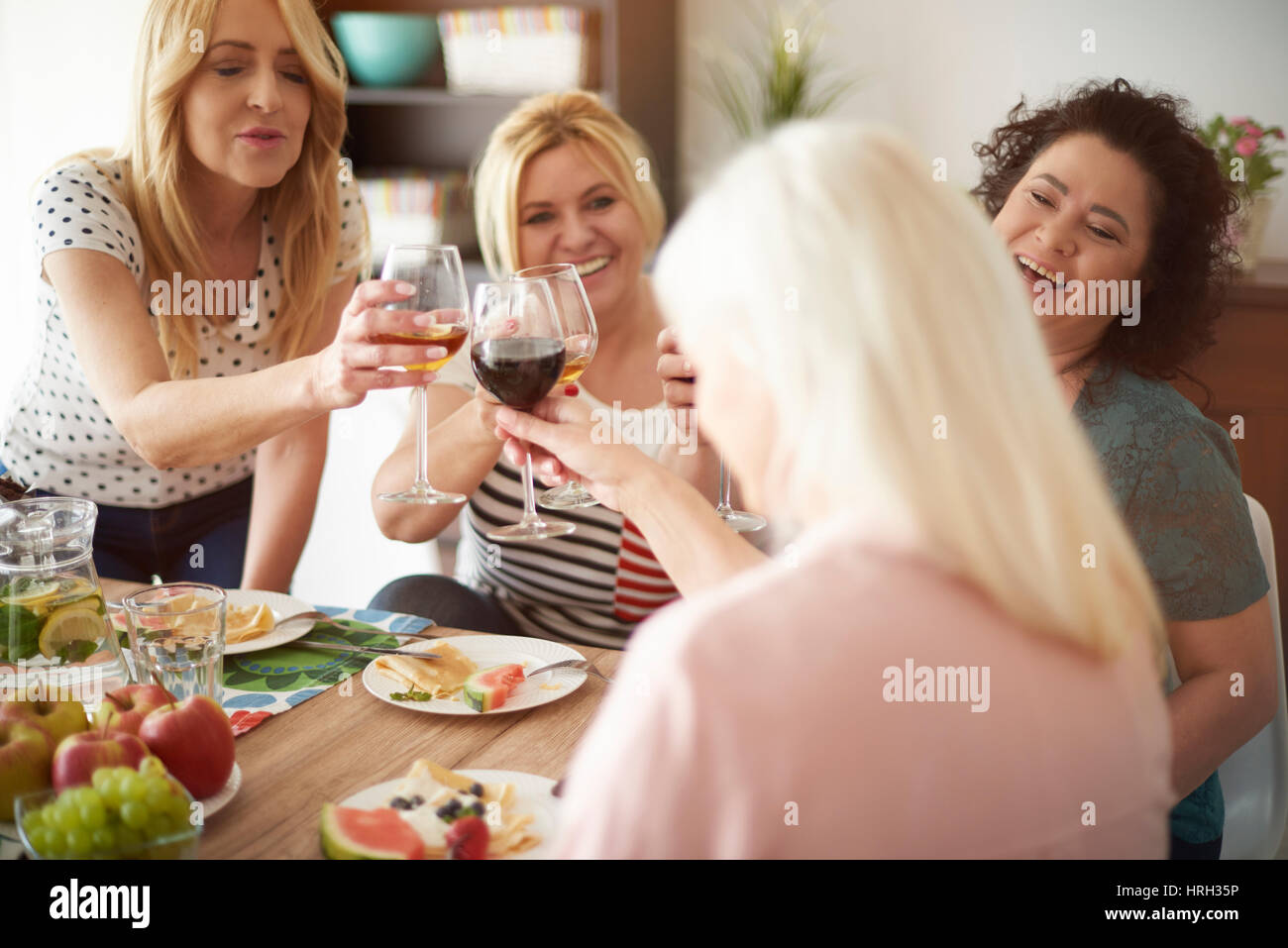 Cheers for the oldest friend Stock Photo - Alamy