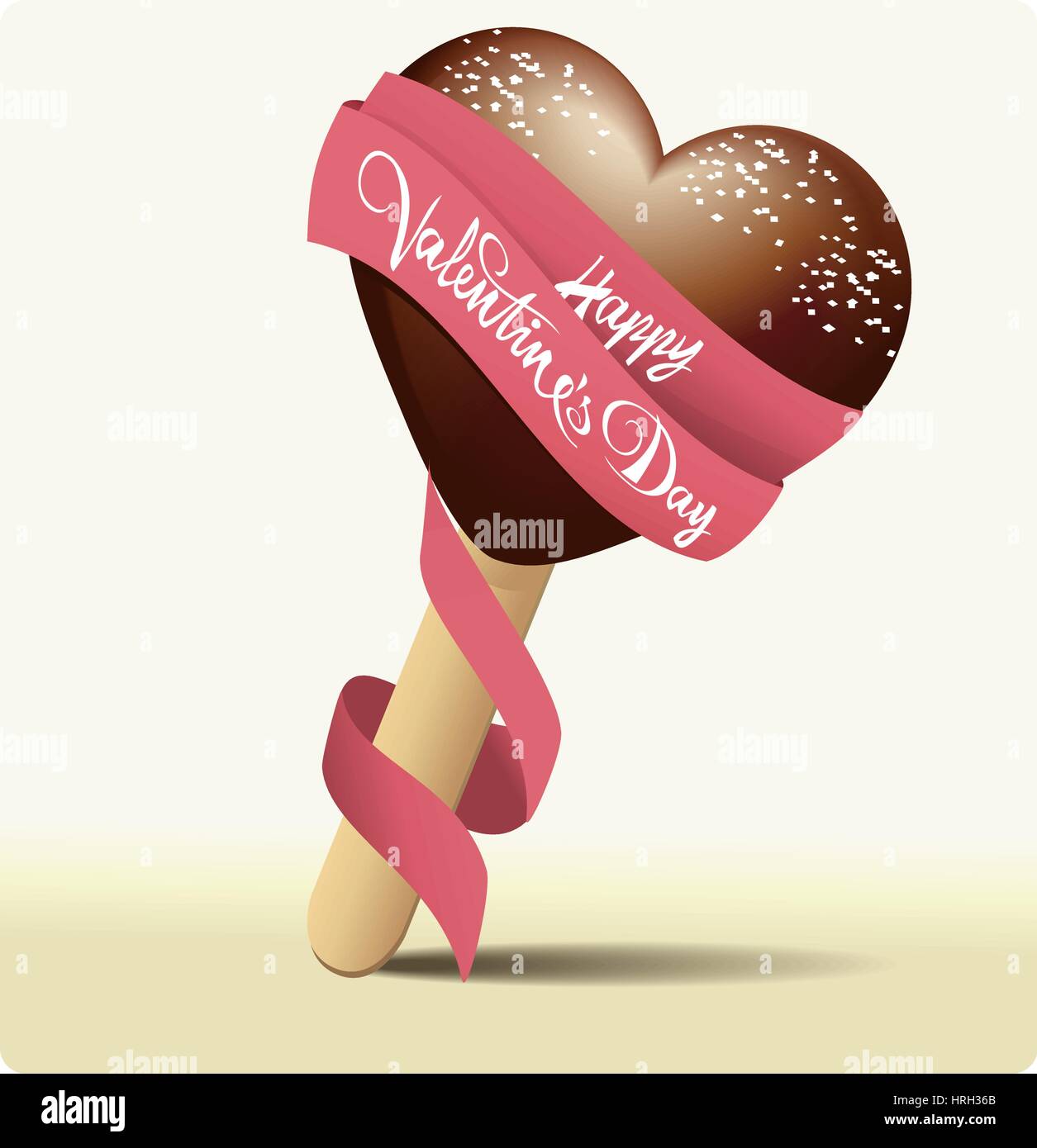 Valentine's ice-cream heart Stock Vector Image & Art - Alamy