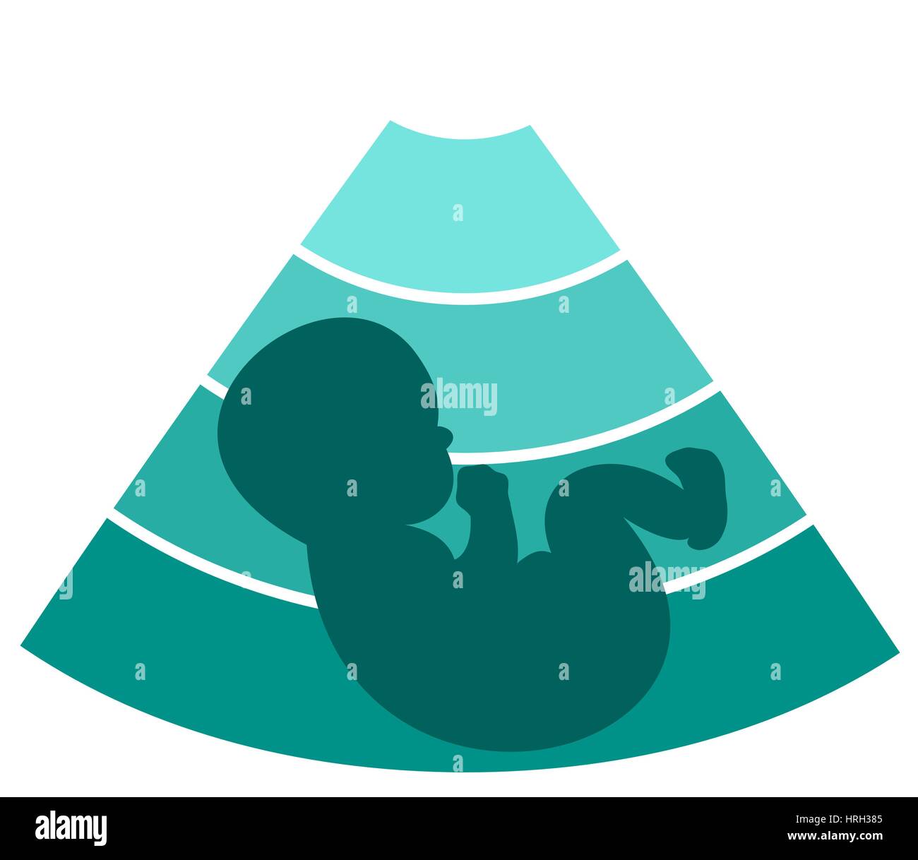 Medical background with fetus symbol Stock Vector Image & Art - Alamy