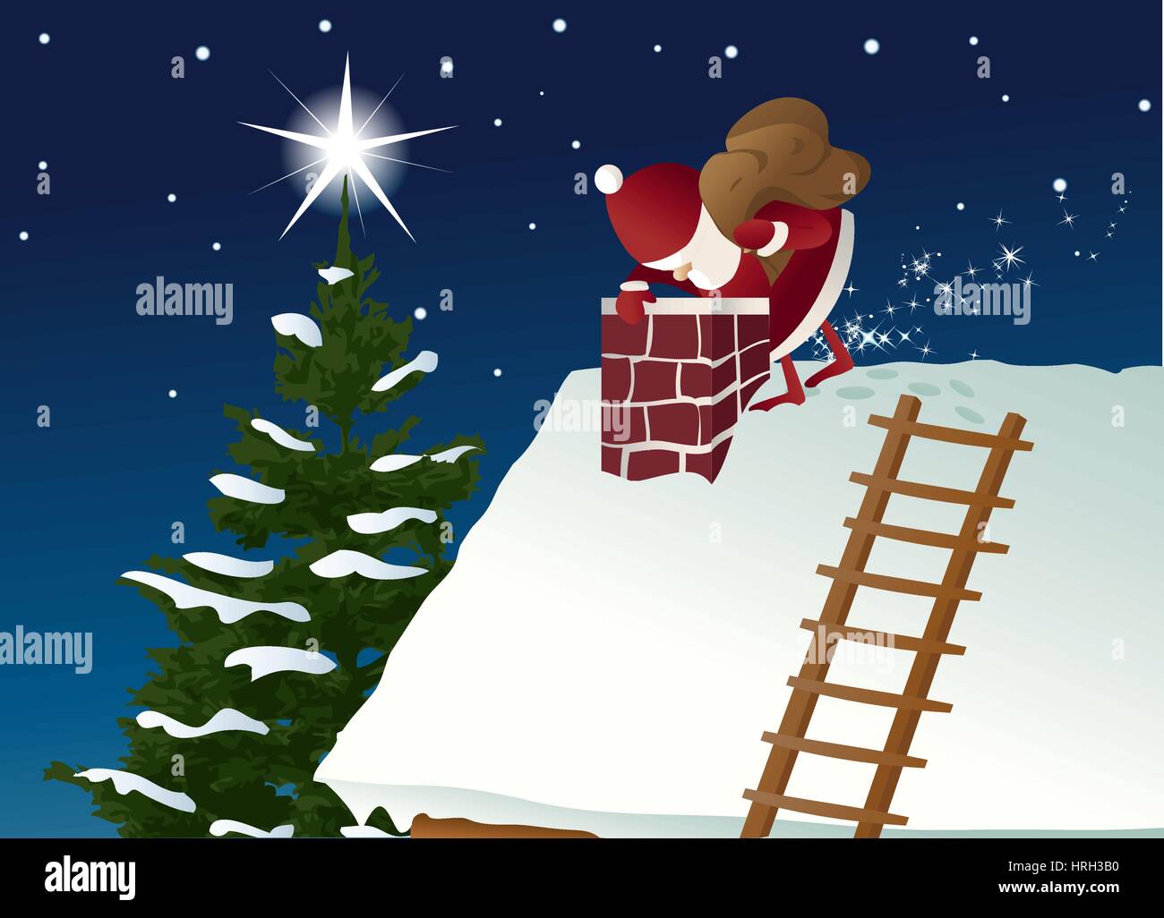 Holiday roof Stock Vector Images - Alamy