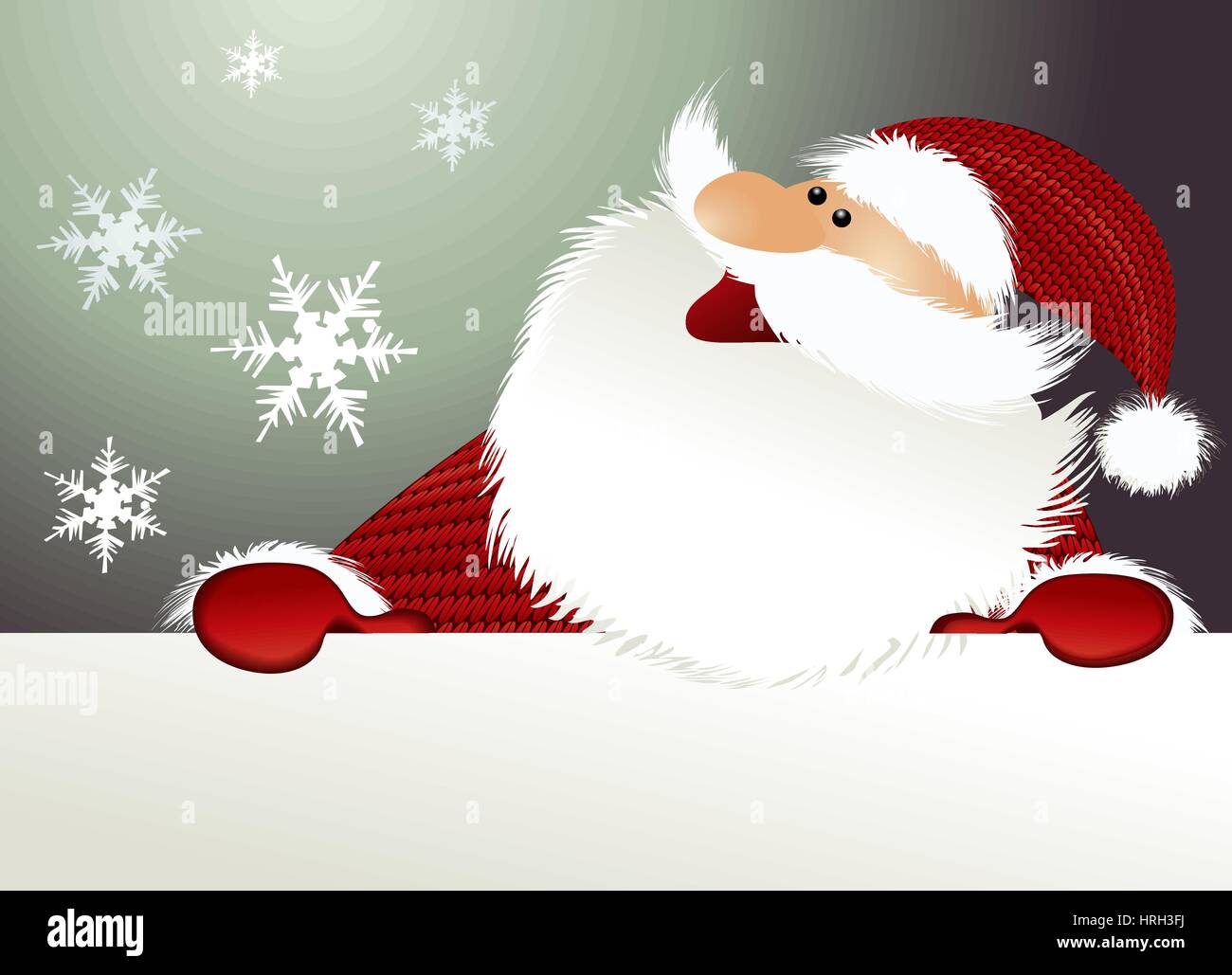 Christmas background with Santa Claus Stock Vector Image & Art - Alamy