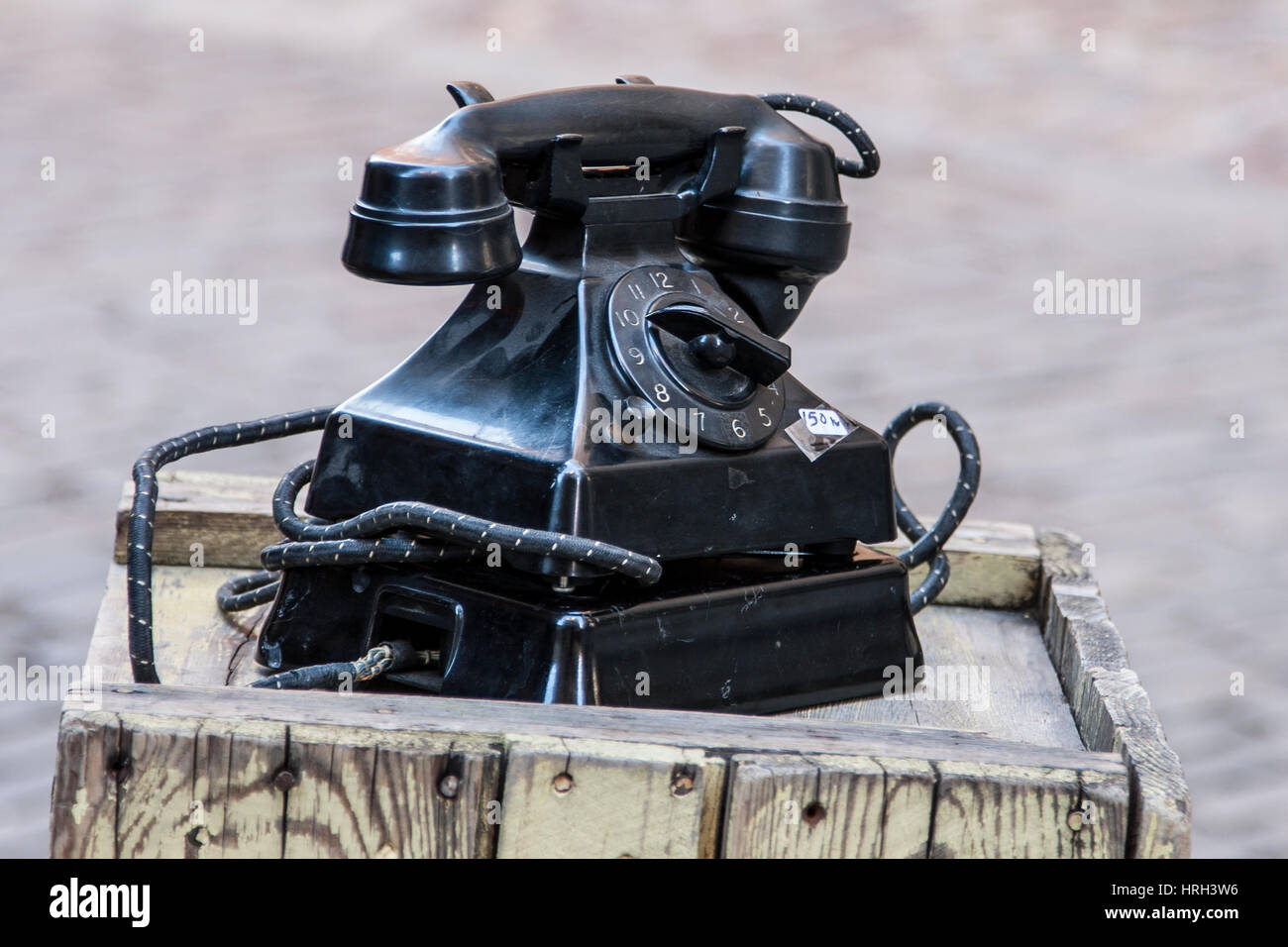 Old phone, gammal telefon Stock Photo - Alamy