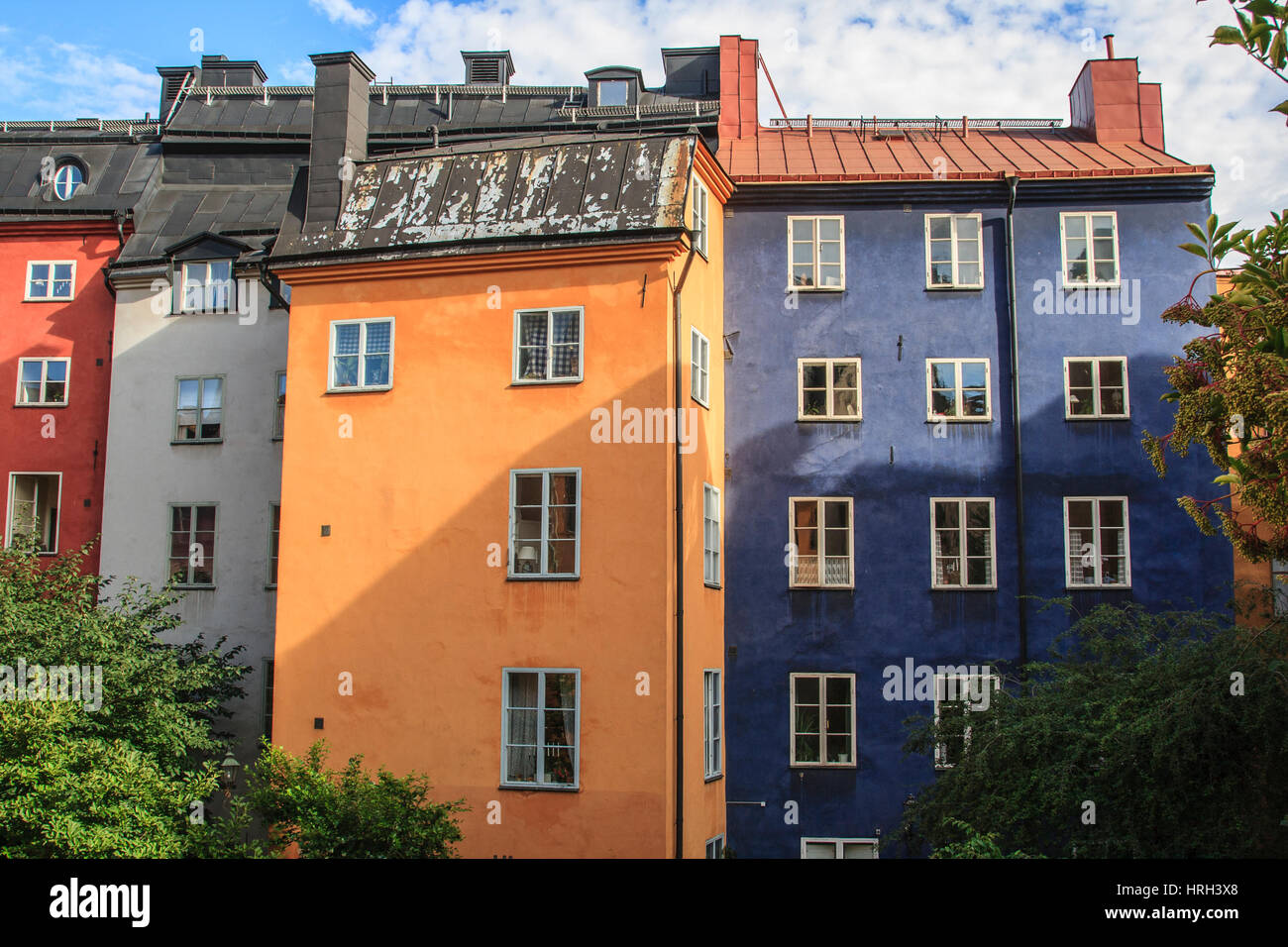 Fargade fasader hi-res stock photography and images - Alamy