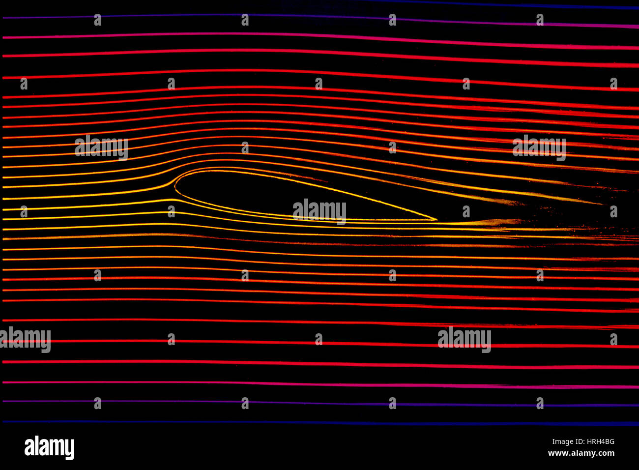 Air flow pattern Stock Photo - Alamy