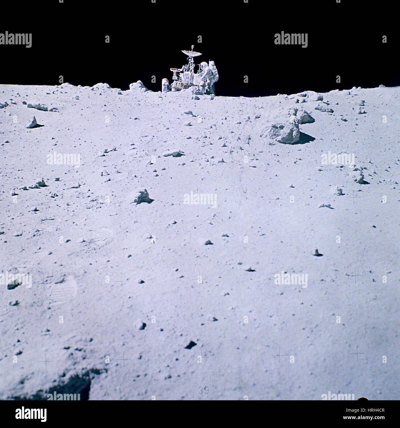 Apollo mission 16 Stock Photo - Alamy
