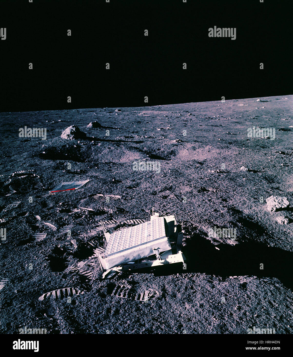 Apollo 14 lunar experiment Stock Photo - Alamy