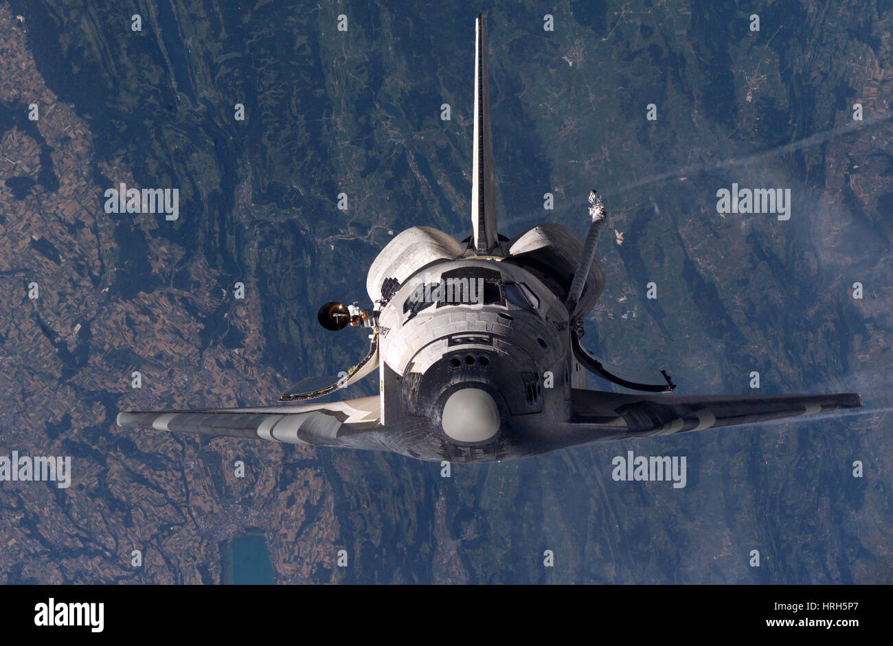 High Res Nasa Space Shuttle In Orbit
