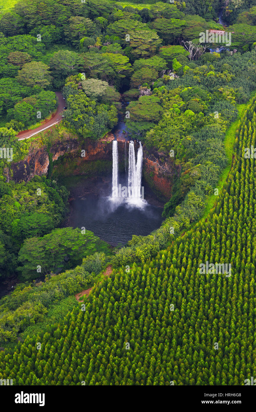 Wailua Falls, Kauai, Hawaii Stock Photo - Alamy