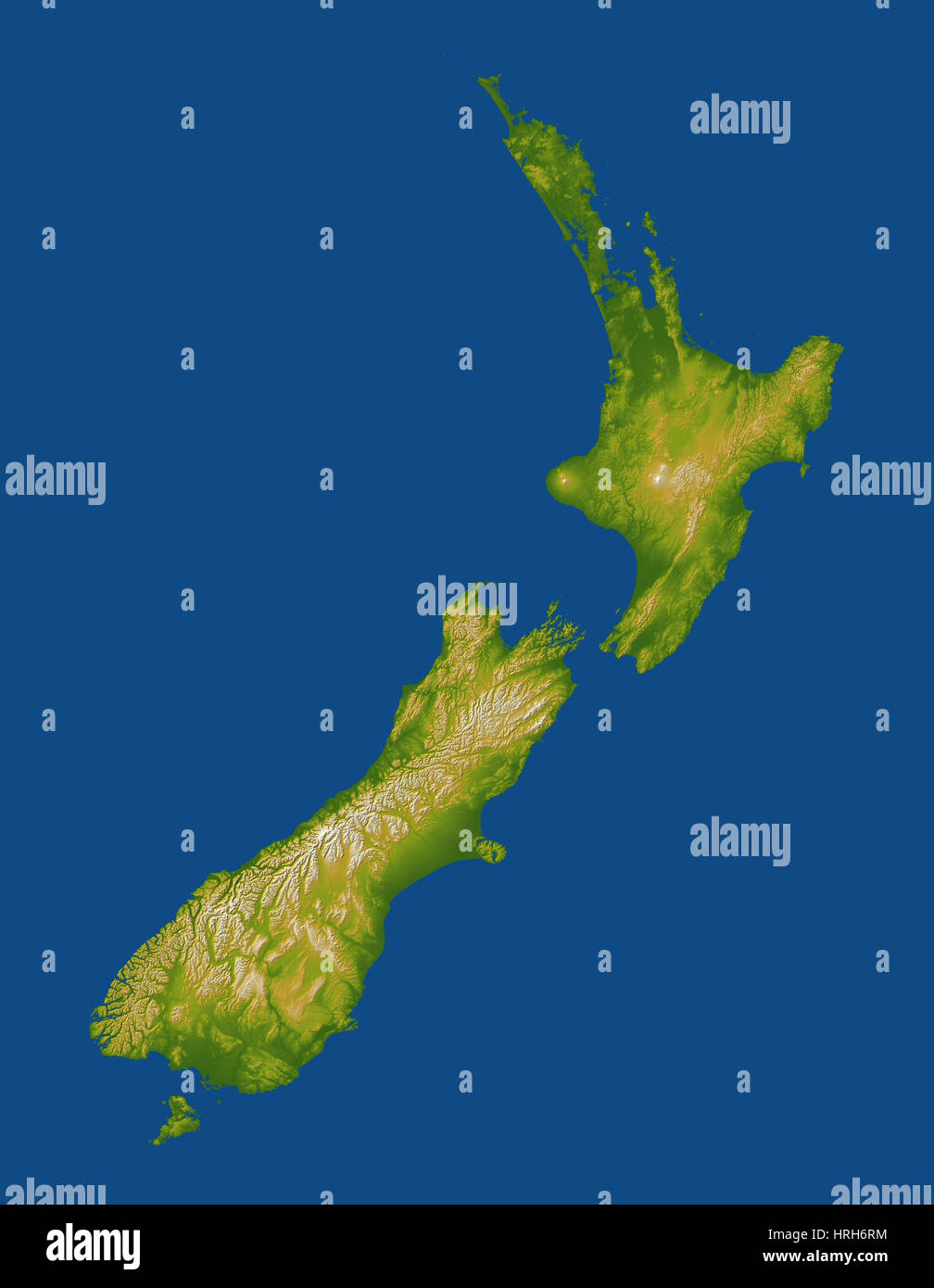 New zealand satellite image hi-res stock photography and images - Alamy