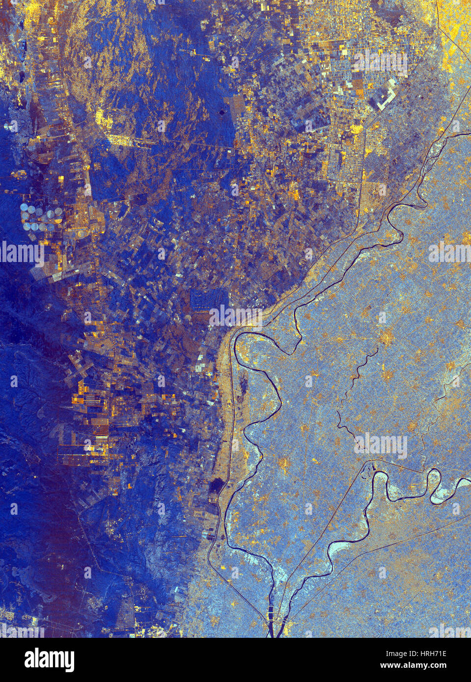River delta satellite hi-res stock photography and images - Alamy