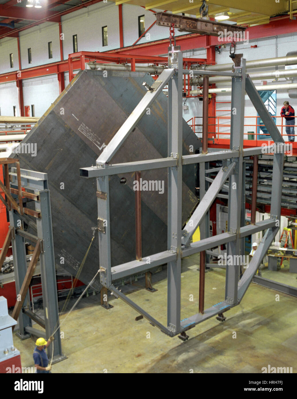 Steel plate for Minos Detector Stock Photo - Alamy