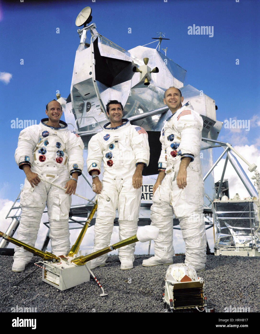 Apollo 12 crew Stock Photo - Alamy