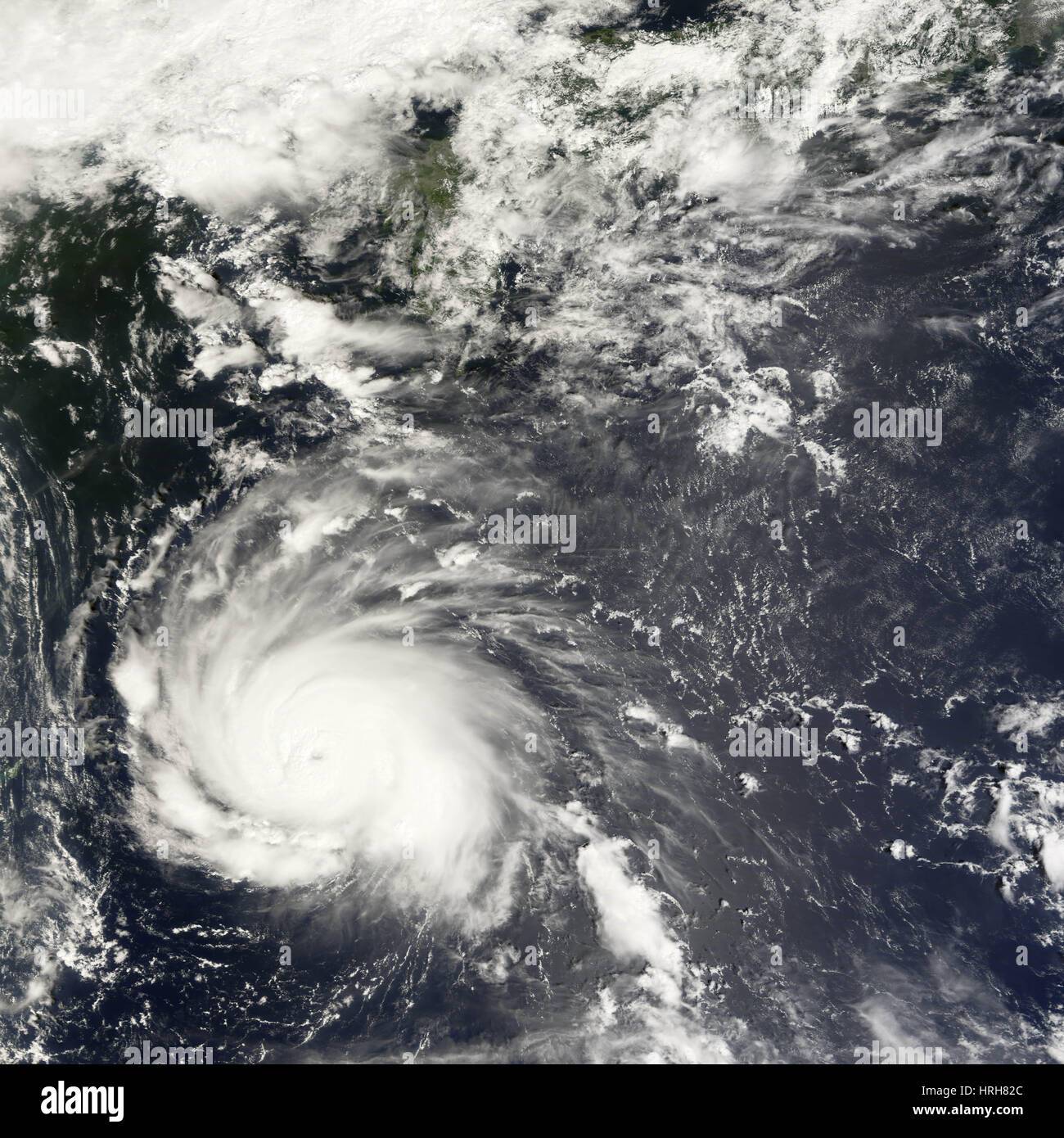 Typhoon satellite image hi-res stock photography and images - Alamy