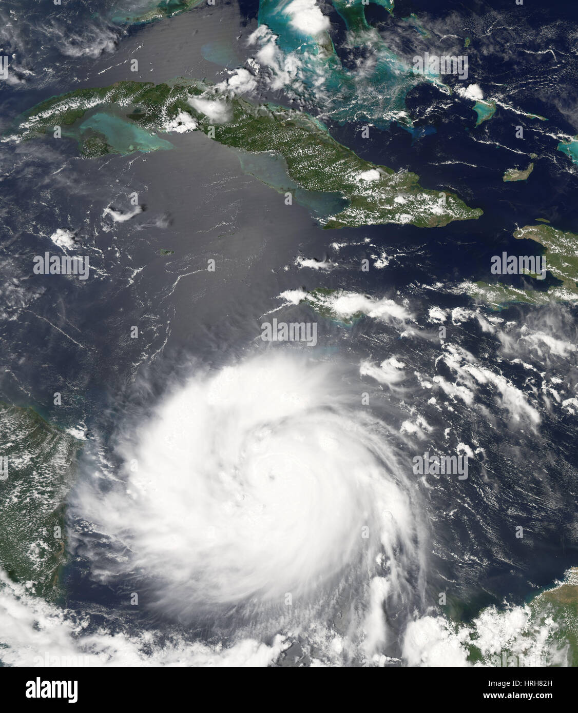 Hurricane eye satellite hi-res stock photography and images - Alamy