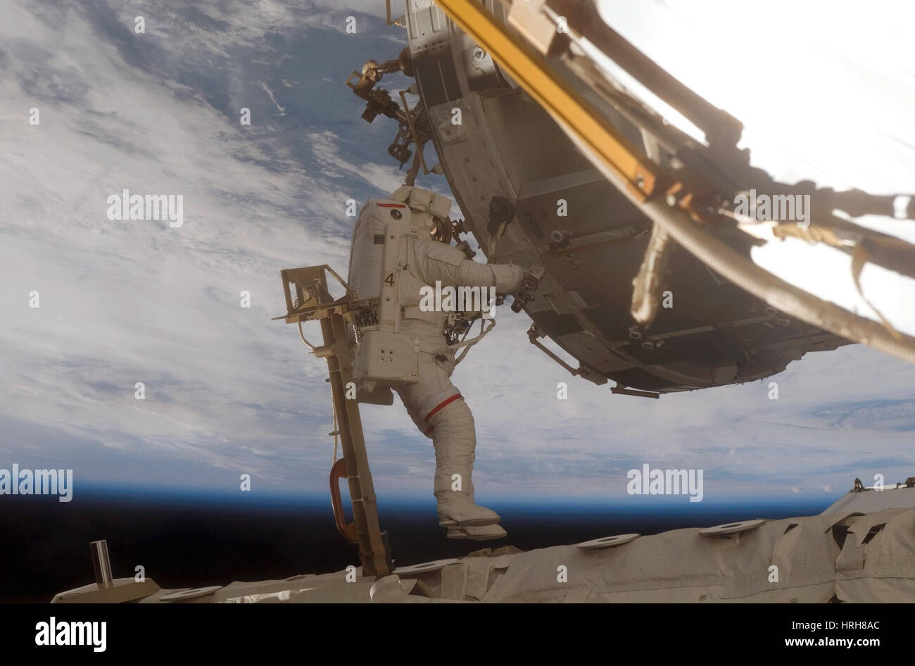 STS-120, Astronaut Parazynski Spacewalk Stock Photo - Alamy