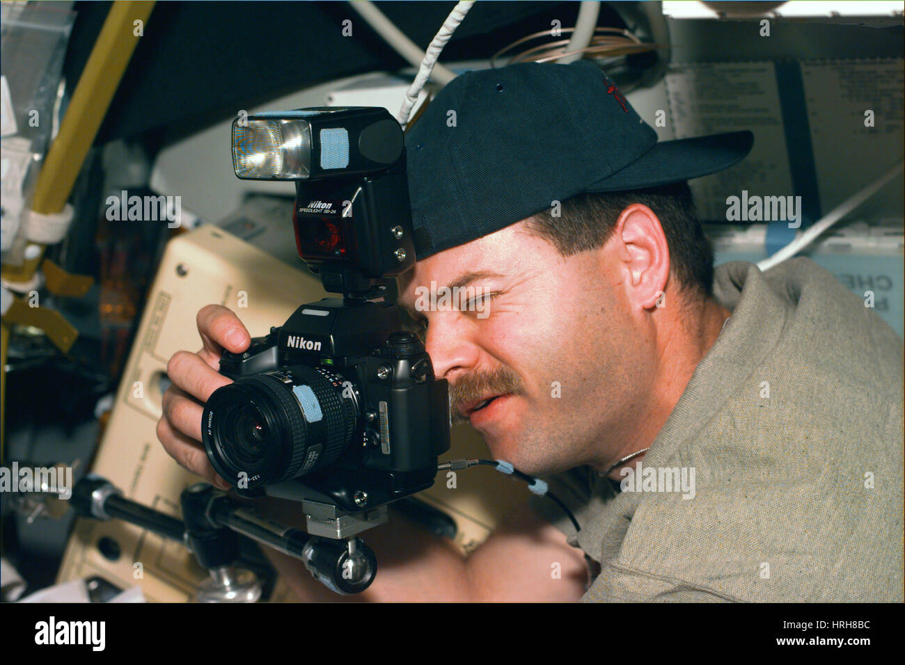 STS-90, Astronaut Altman Aboard Columbia, 1998 Stock Photo - Alamy