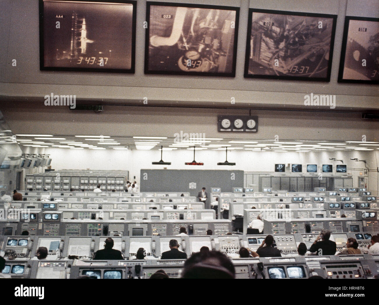 Apollo 8 Mission Control Stock Photo - Alamy