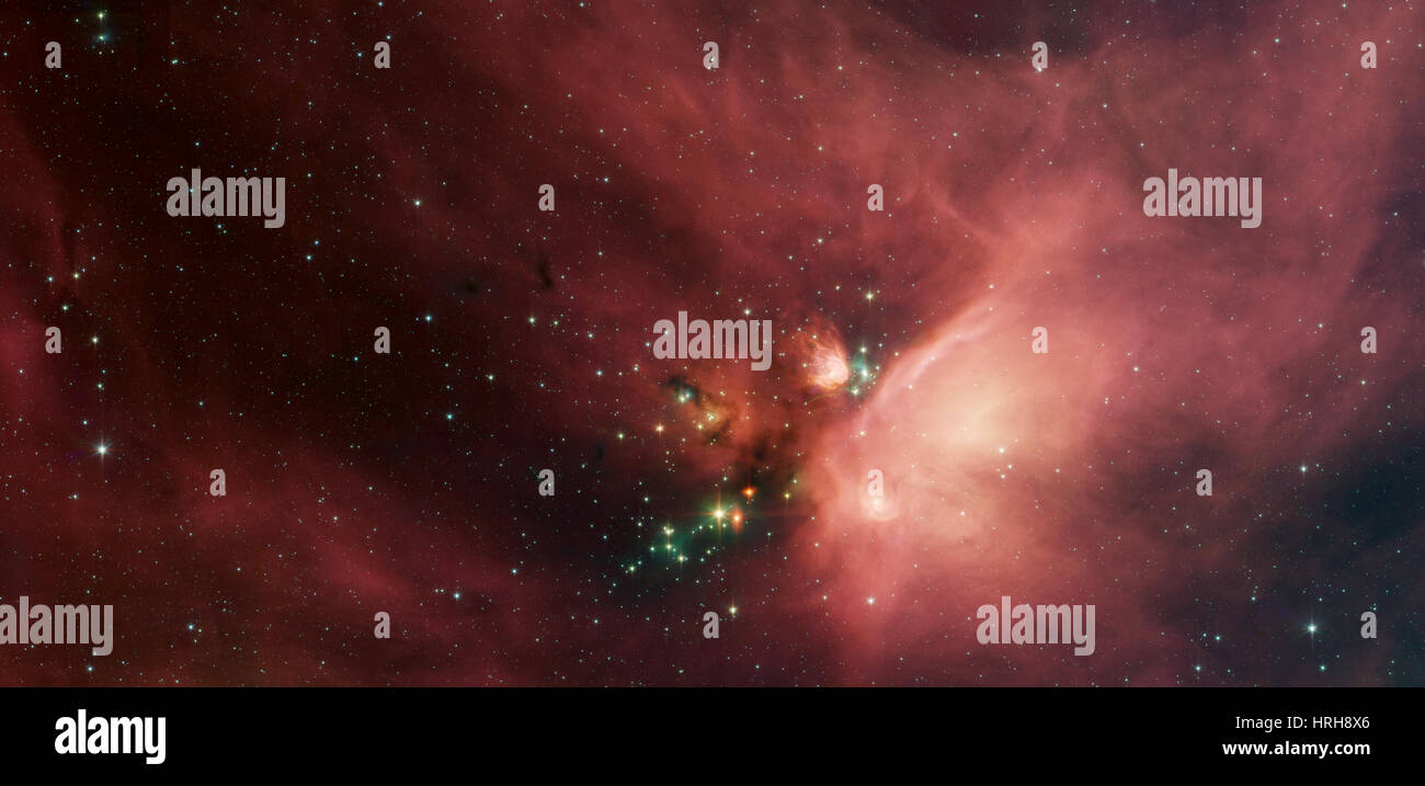 Rho Ophiuchi Cloud Complex, Dark Nebula Stock Photo - Alamy