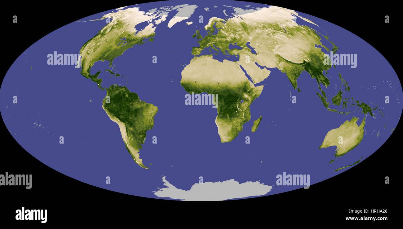 Vegetation map world hi-res stock photography and images - Alamy