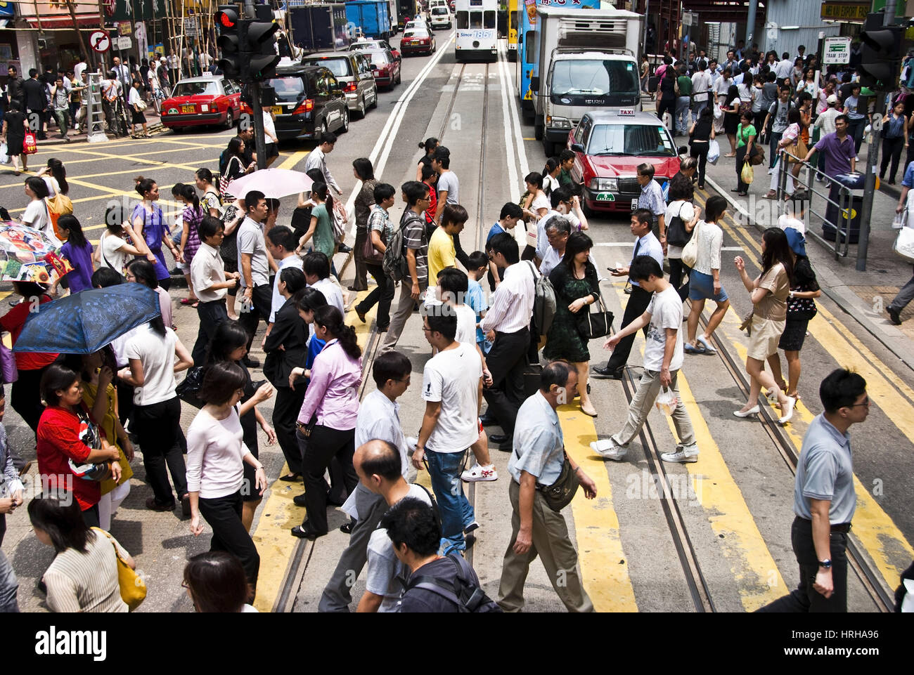 Innenstadt Hongkong Island, China - inner-city Hongkonk Island, China ...