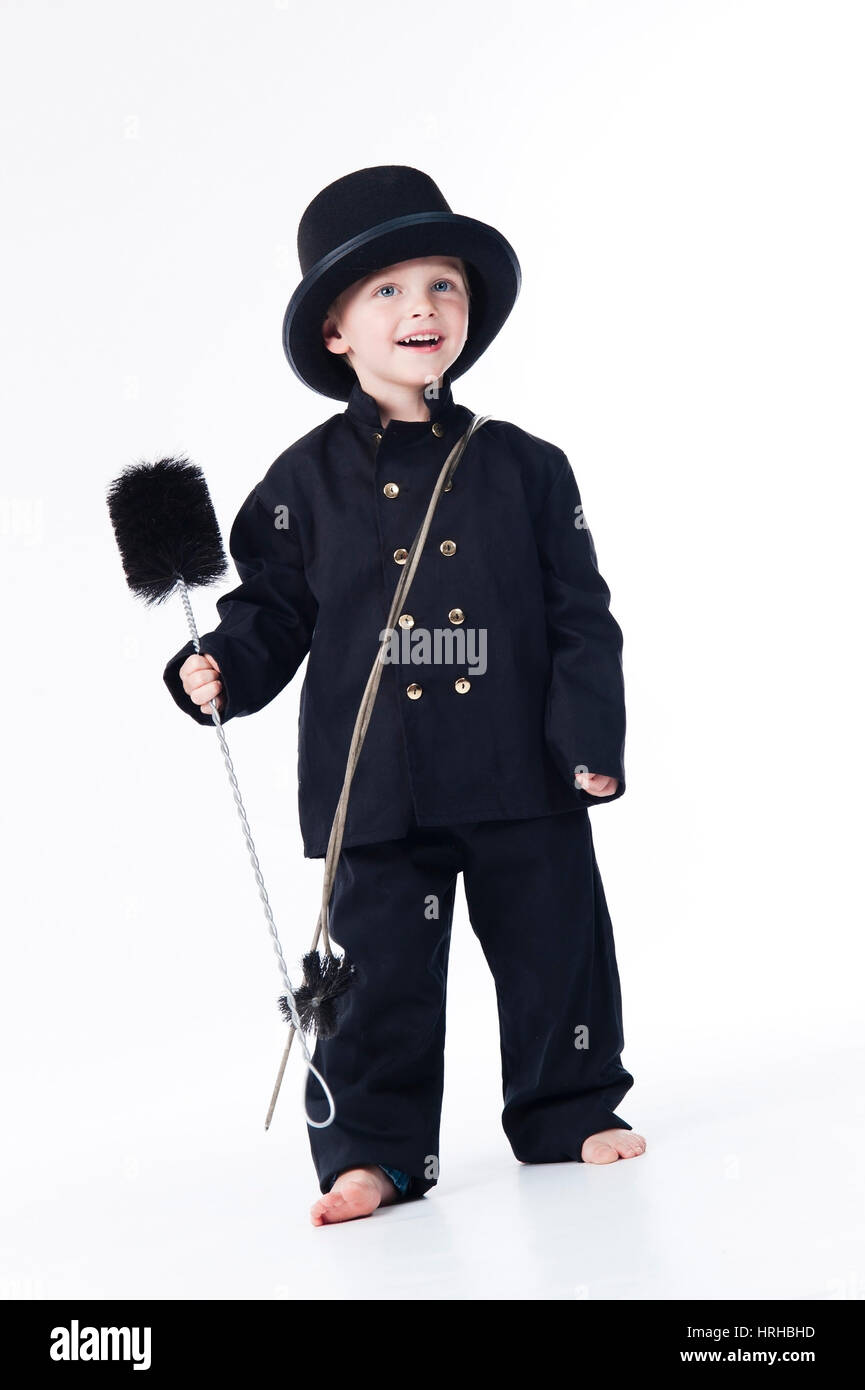 Boy dressed chimney sweep hi-res stock photography and images - Alamy