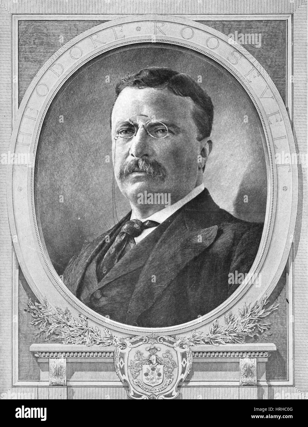 Theodore roosevelt portrait Black and White Stock Photos & Images - Alamy
