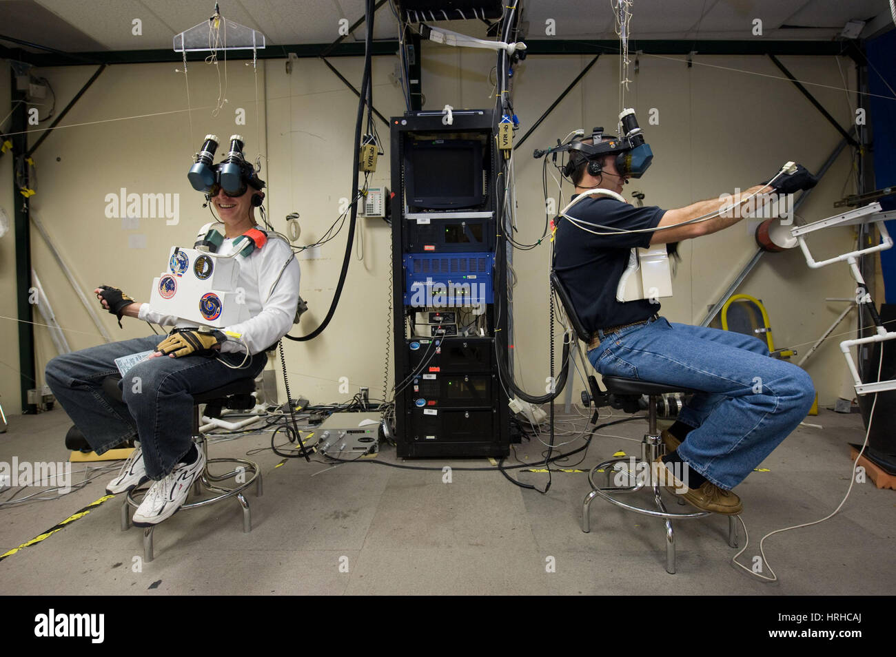 Virtual Reality Training Stock Photo - Alamy