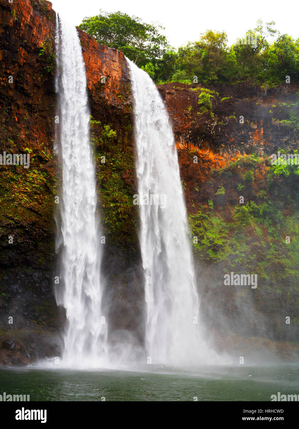 Wailua Falls, Kauai, Hawaii Stock Photo - Alamy